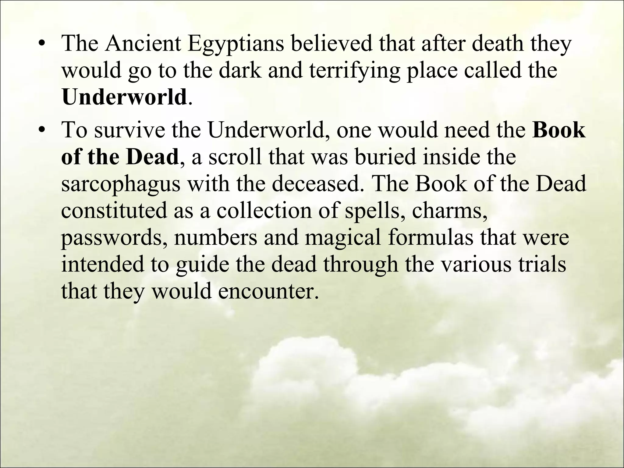 Egyptian afterlife | PPT