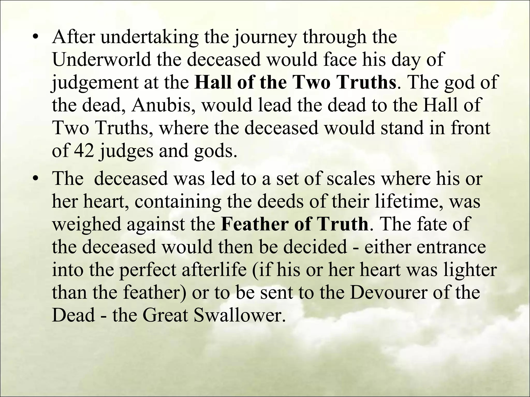 Egyptian afterlife | PPT