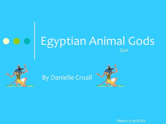 Egyptian+Animal+Gods[1] | PPT | Free Download