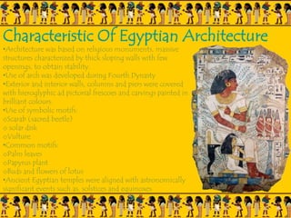 Egyptian architecture | PPTX