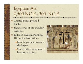 Egyptian art | PDF
