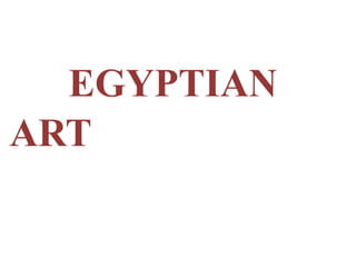 Egyptian art | PPT
