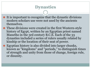 Egyptian art, history and significance of Egyptian art | PDF