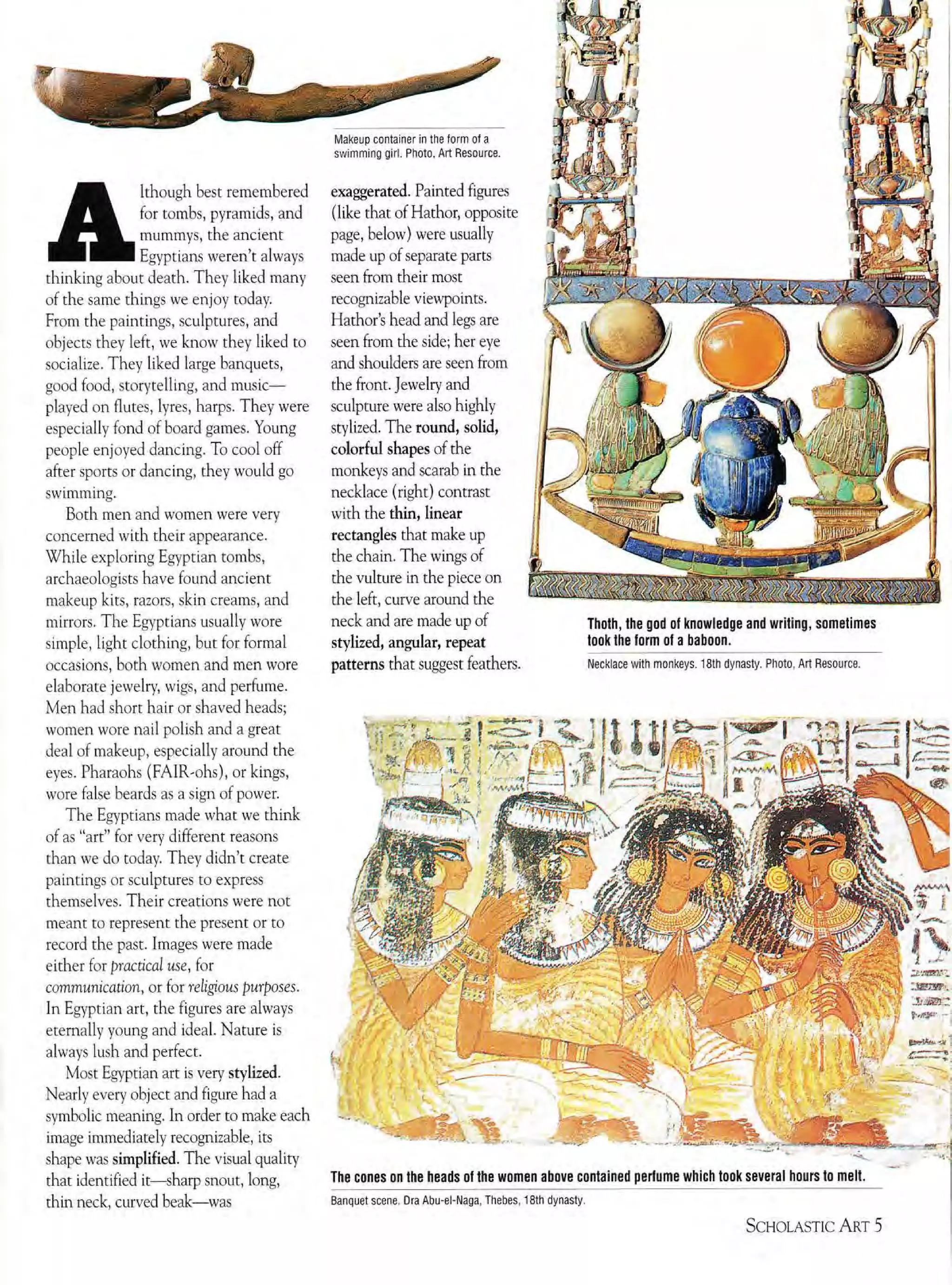 Egyptian arthistoryassignment | PDF