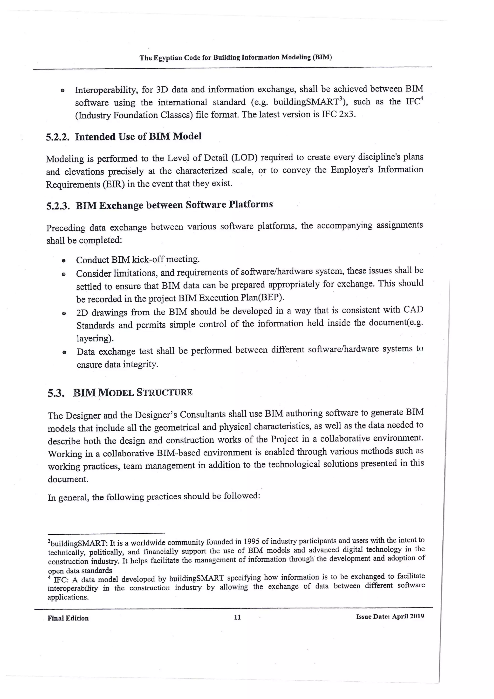 Egyptian bim code 2 | PDF