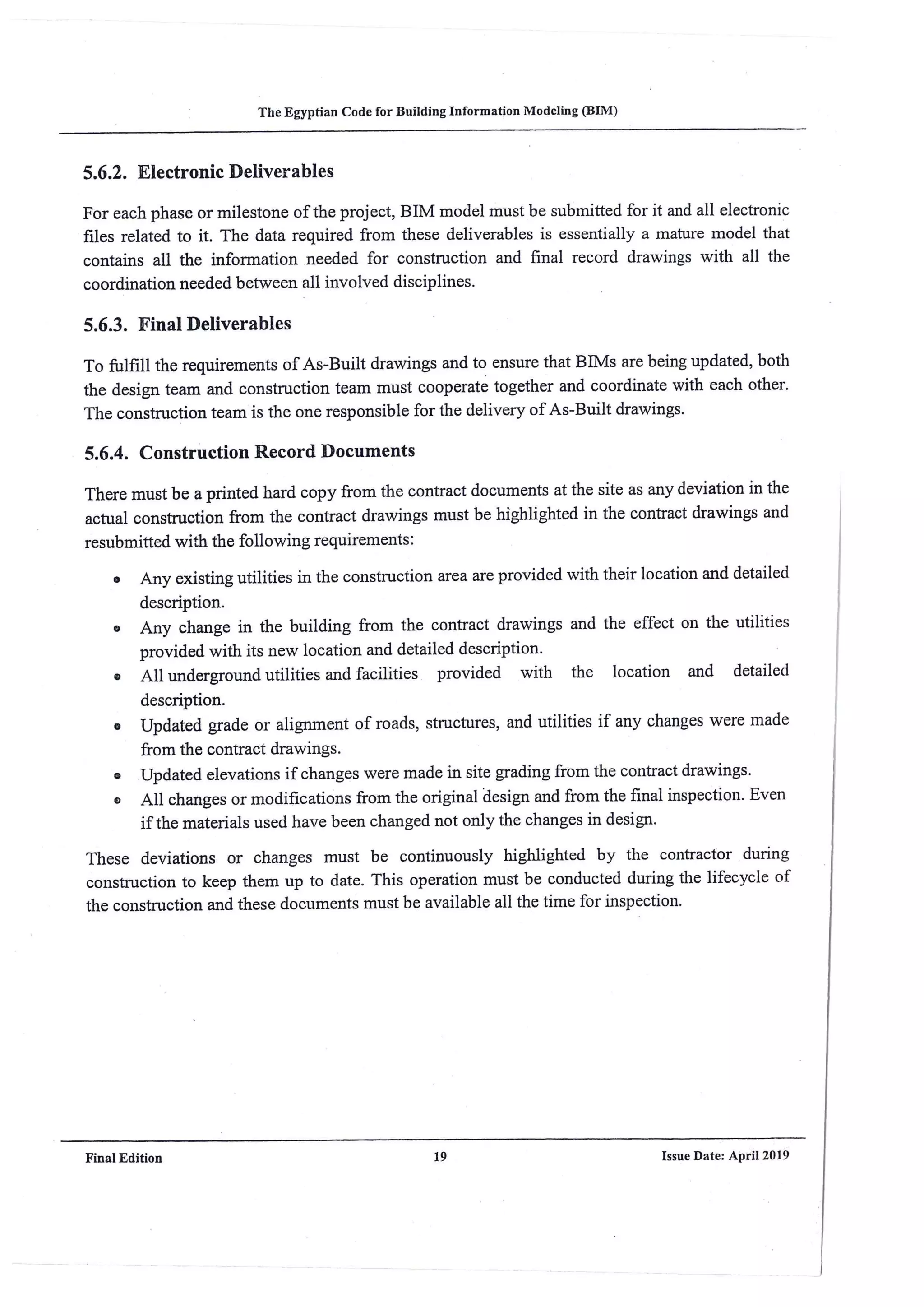 Egyptian bim code 2 | PDF