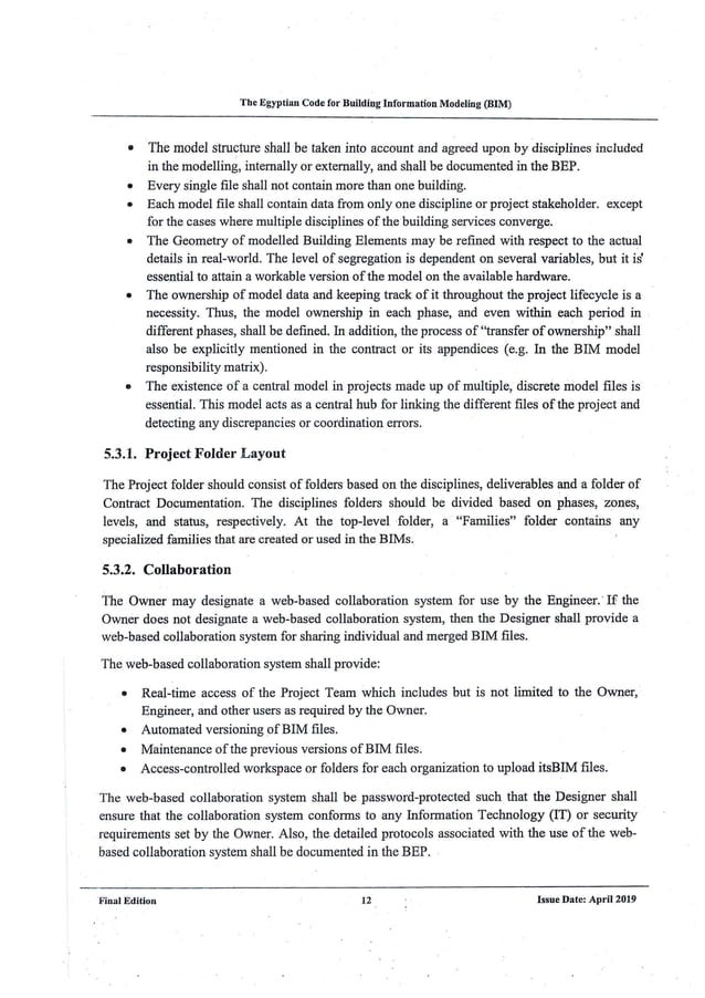 Egyptian bim code 2 | PDF | Civil Engineering Industry | Industries