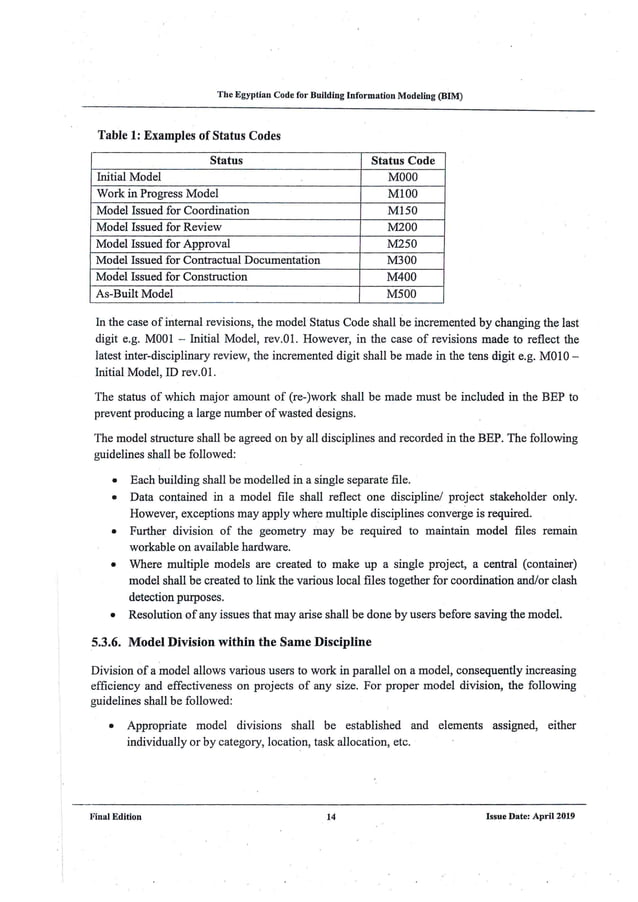 Egyptian bim code 2 | PDF