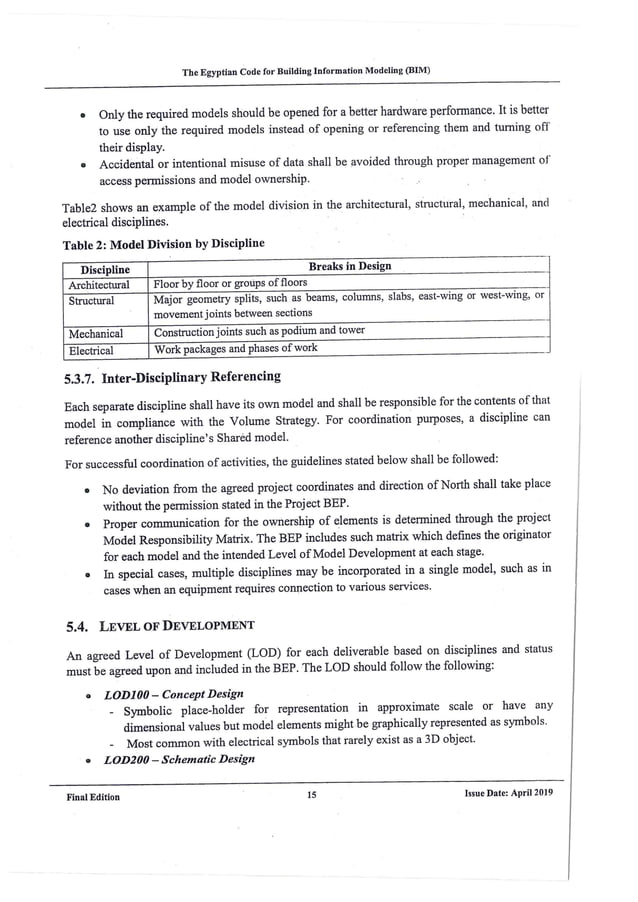 Egyptian bim code 2 | PDF | Civil Engineering Industry | Industries