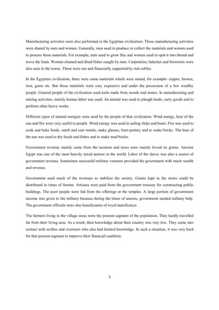 Egyptian civilization: Social Structure, Economic Structure, Governance ...