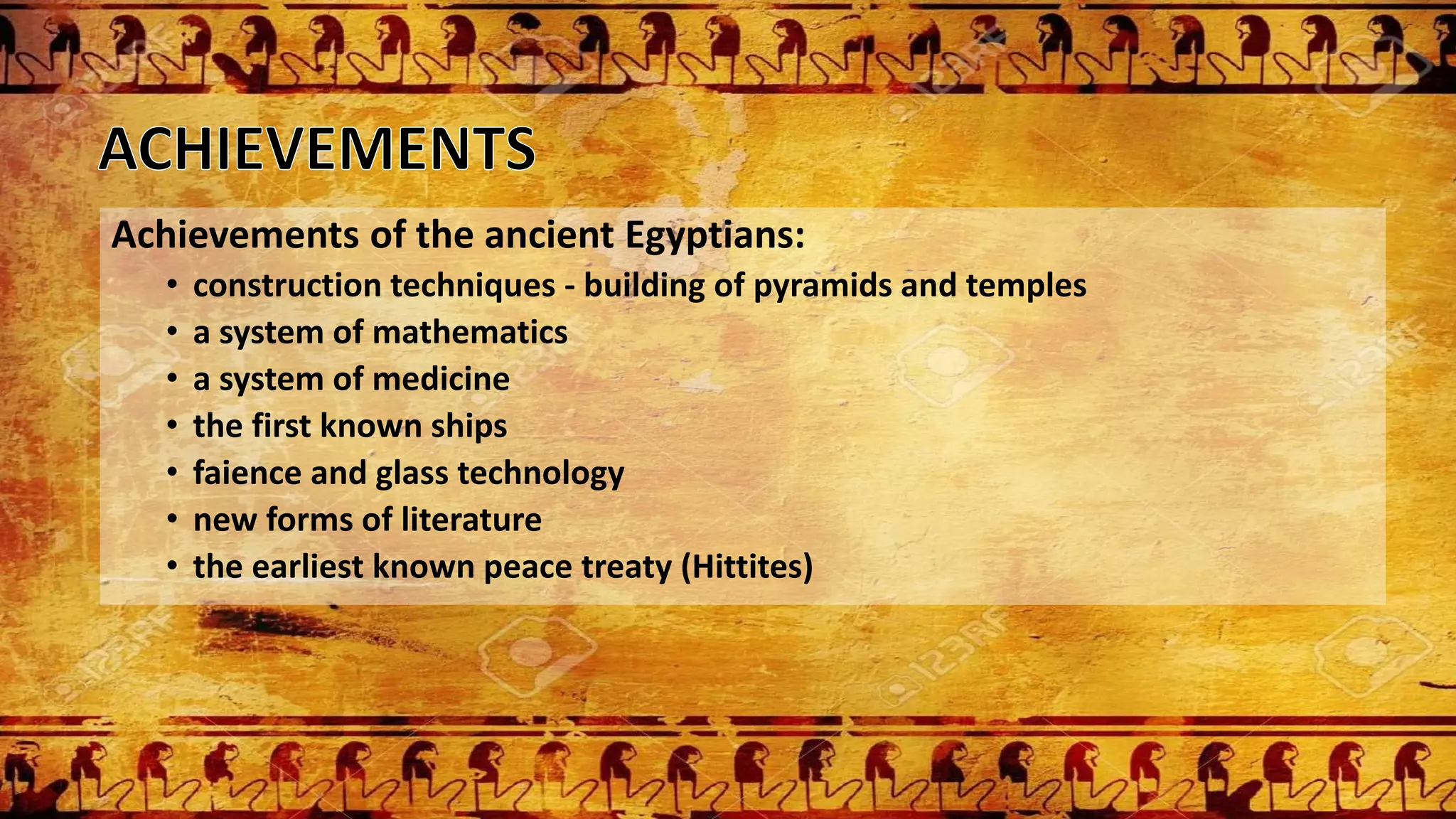 ANCIENT EGYPTIAN CIVILIZATION | PPTX