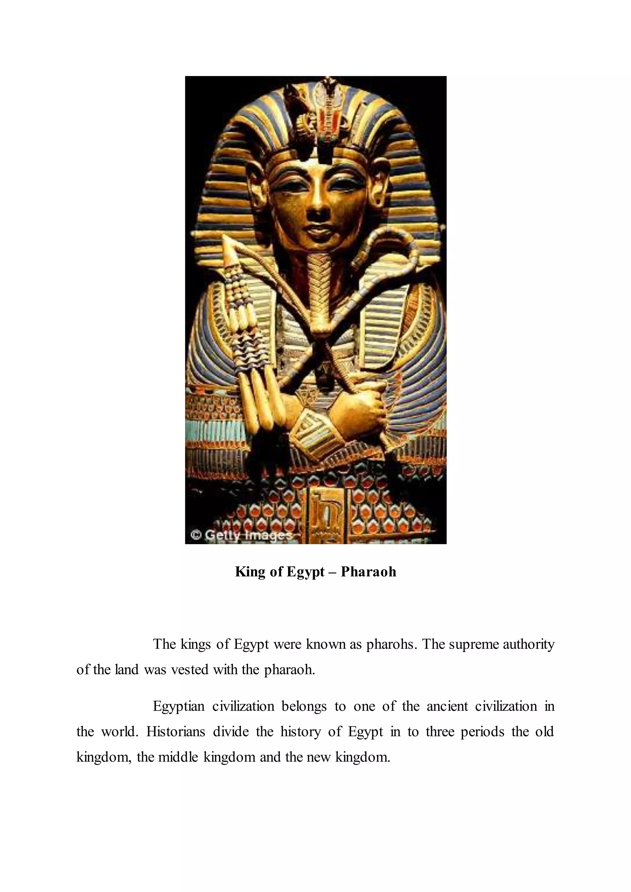Egyptian civilization | PDF