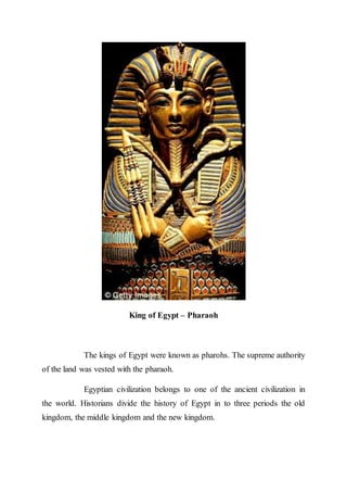 Egyptian civilization | DOCX