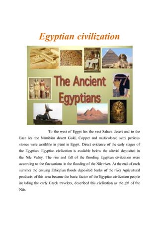 Egyptian civilization | PDF