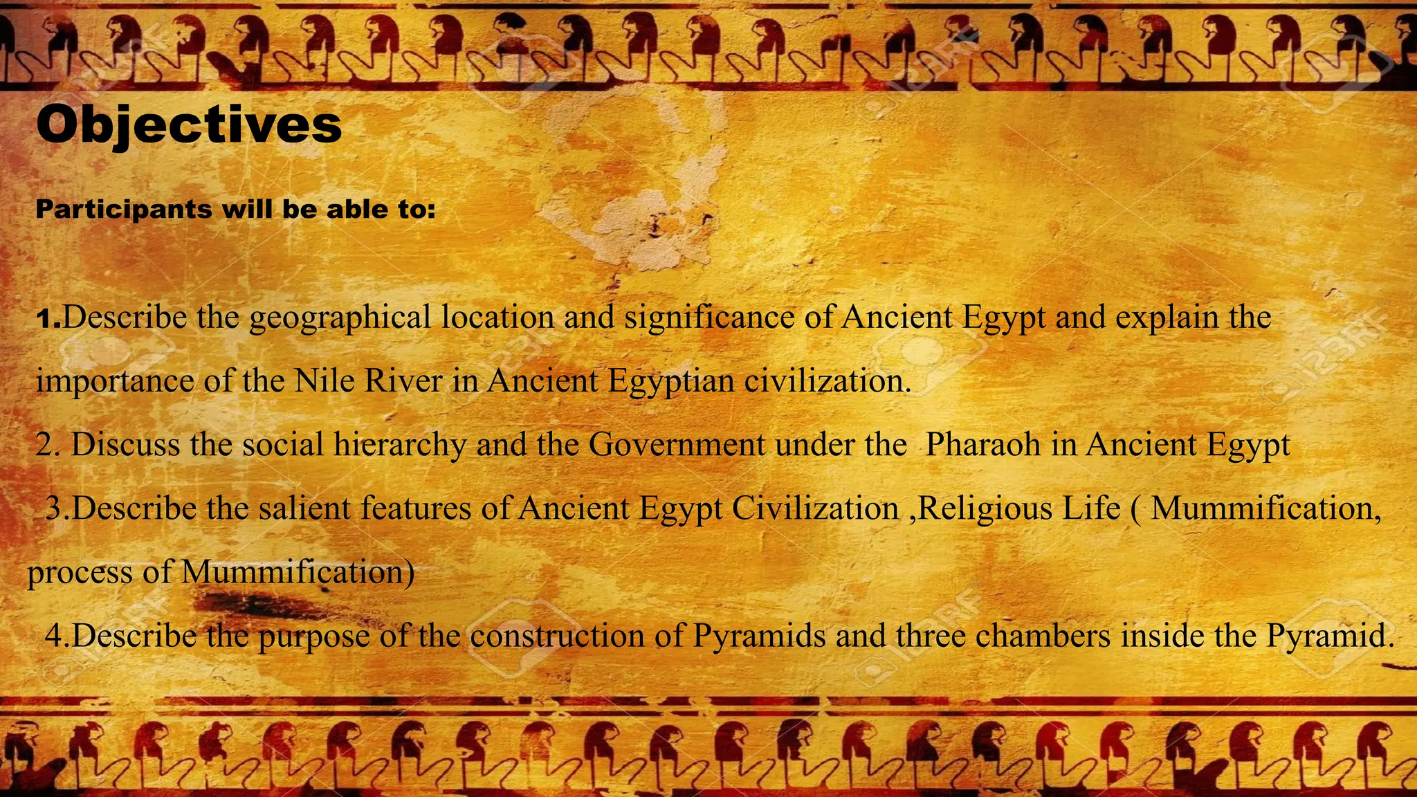 egyptiancivilization.pptx for the interest of students | PPTX