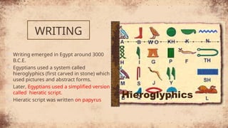 egyptian civilization.pptx his102 northsouth | PPTX
