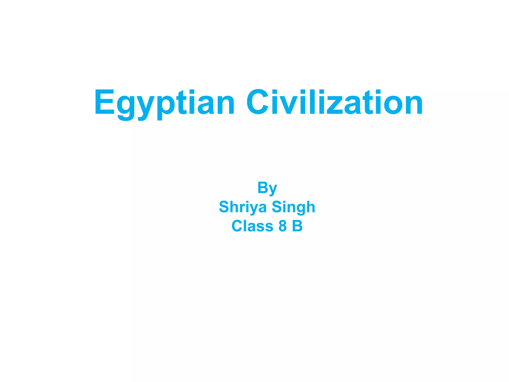 Egyptian civilization | PPT