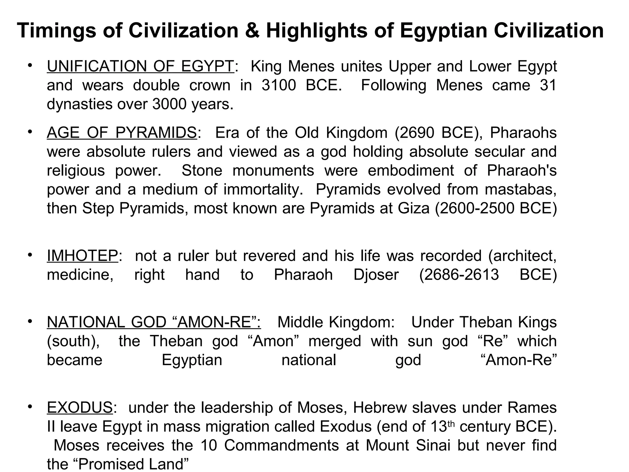 Egyptian civilization | PPT