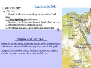 Egyptian Civilization @Nile River | PPT