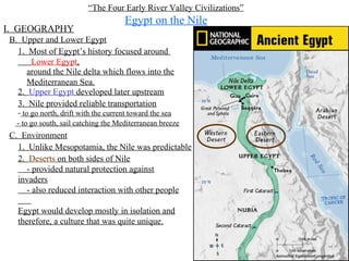 Egyptian Civilization @Nile River | PPT