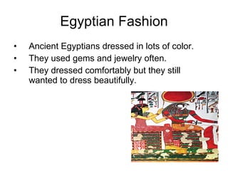 Egyptian clothing | PPT
