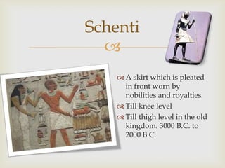 Egyptian clothing | PPTX
