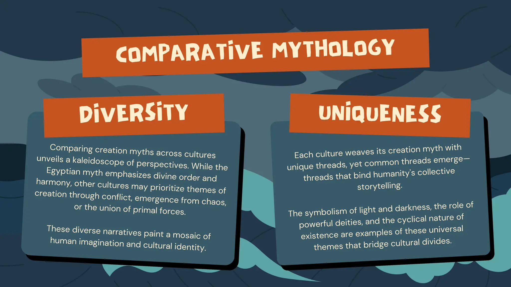 From Chaos to Cosmos: The Egyptian Creation Myth Revealed | PDF