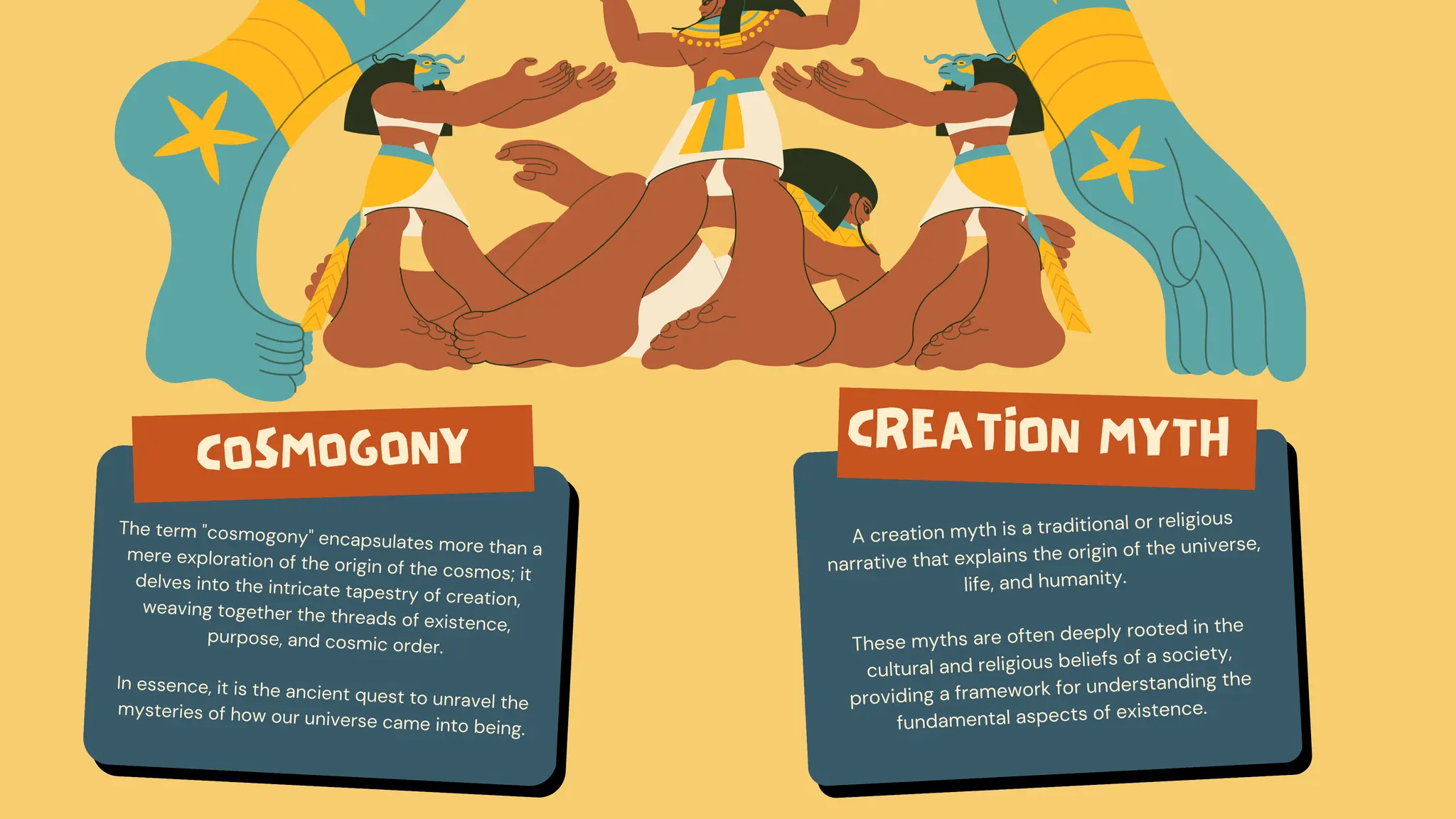 From Chaos to Cosmos: The Egyptian Creation Myth Revealed | PDF