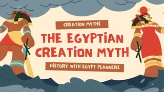 From Chaos to Cosmos: The Egyptian Creation Myth Revealed | PDF