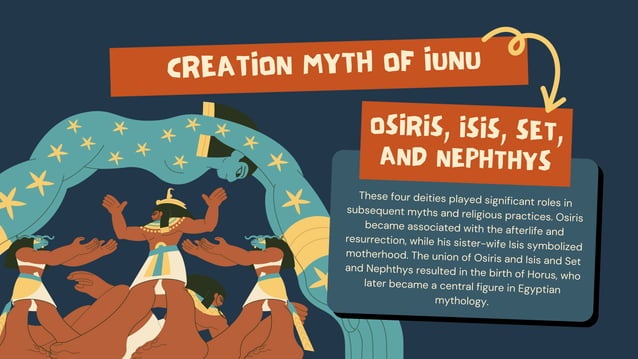 From Chaos to Cosmos: The Egyptian Creation Myth Revealed | PDF ...
