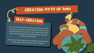 From Chaos to Cosmos: The Egyptian Creation Myth Revealed | PDF