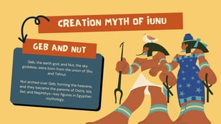 From Chaos to Cosmos: The Egyptian Creation Myth Revealed | PDF