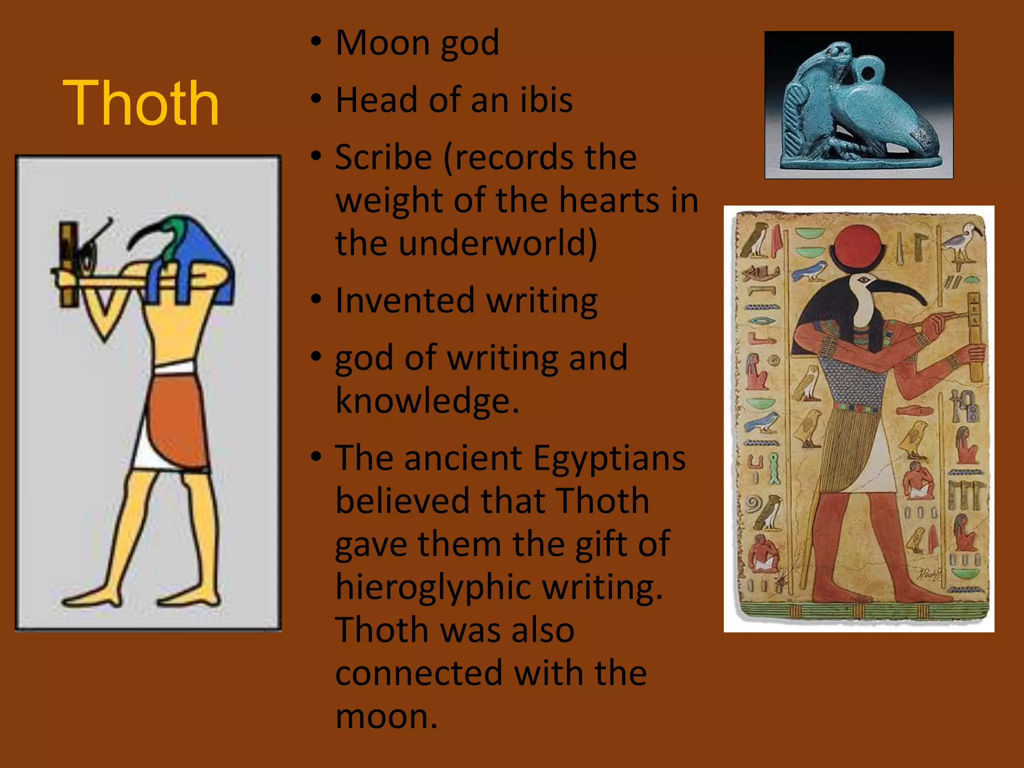 Egyptian gods & goddess | PPTX