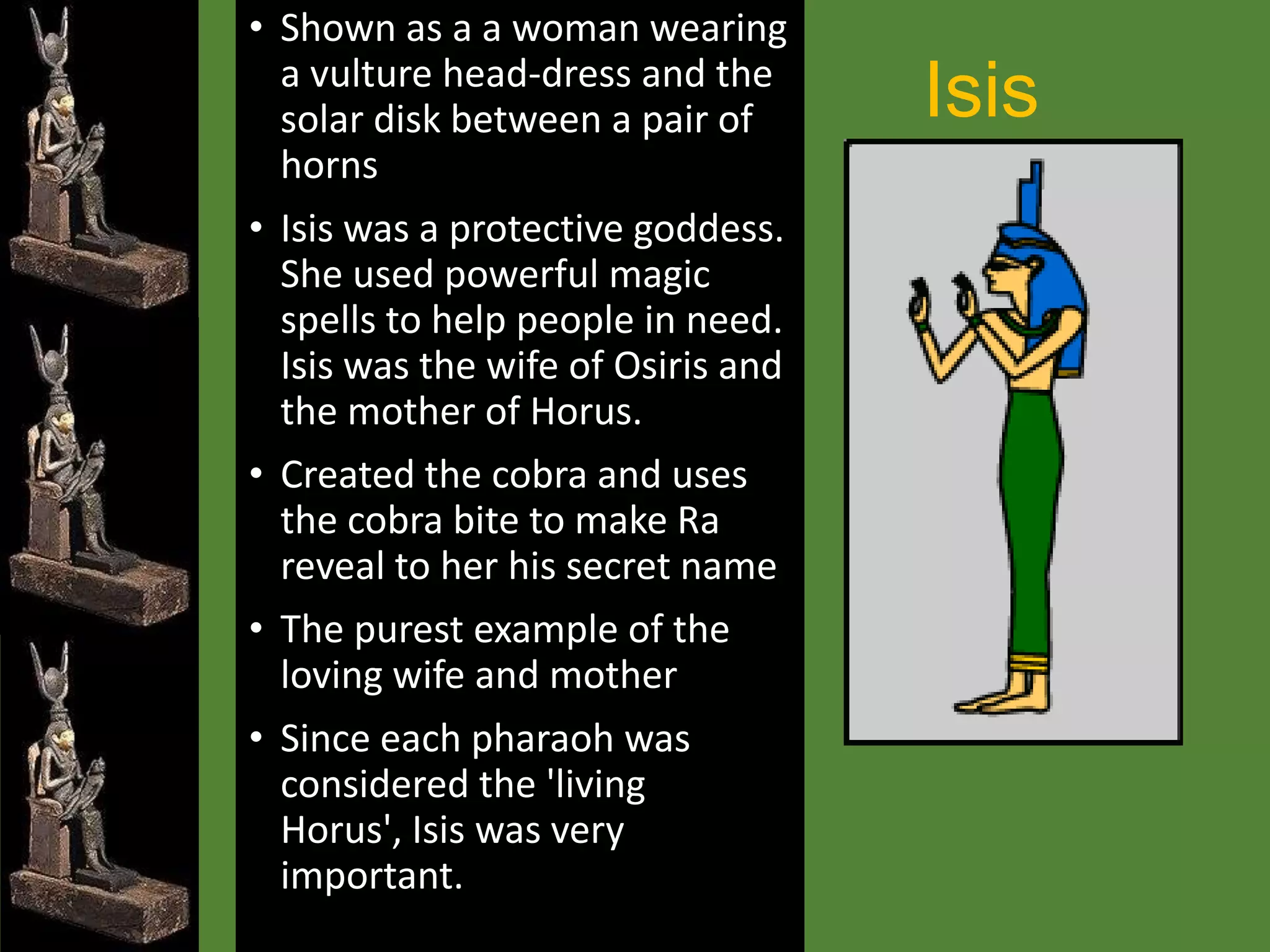 Egyptian gods & goddess | PPTX