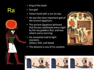 Egyptian gods & goddess | PPTX