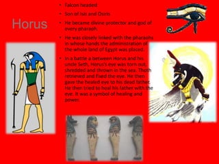 Egyptian gods & goddess | PPTX
