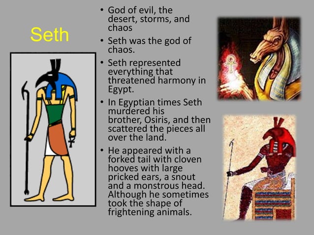 Egyptian gods & goddess | PPTX