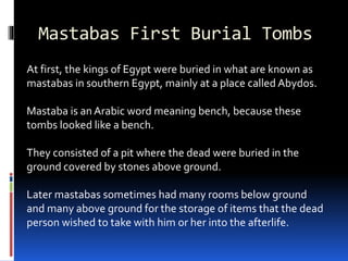 Ancient Egyptian History Class 4 Early Pyramids and Gods of Egypt | PPTX