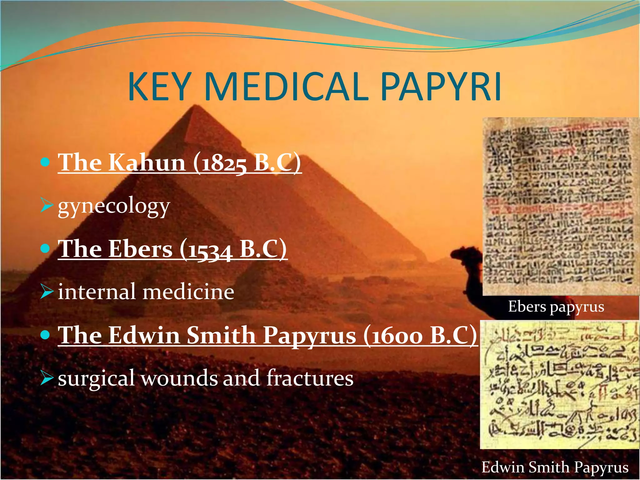 Egyptian medicine | PPTX