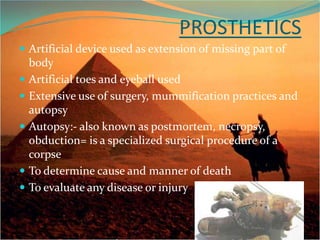 Egyptian medicine | PPTX