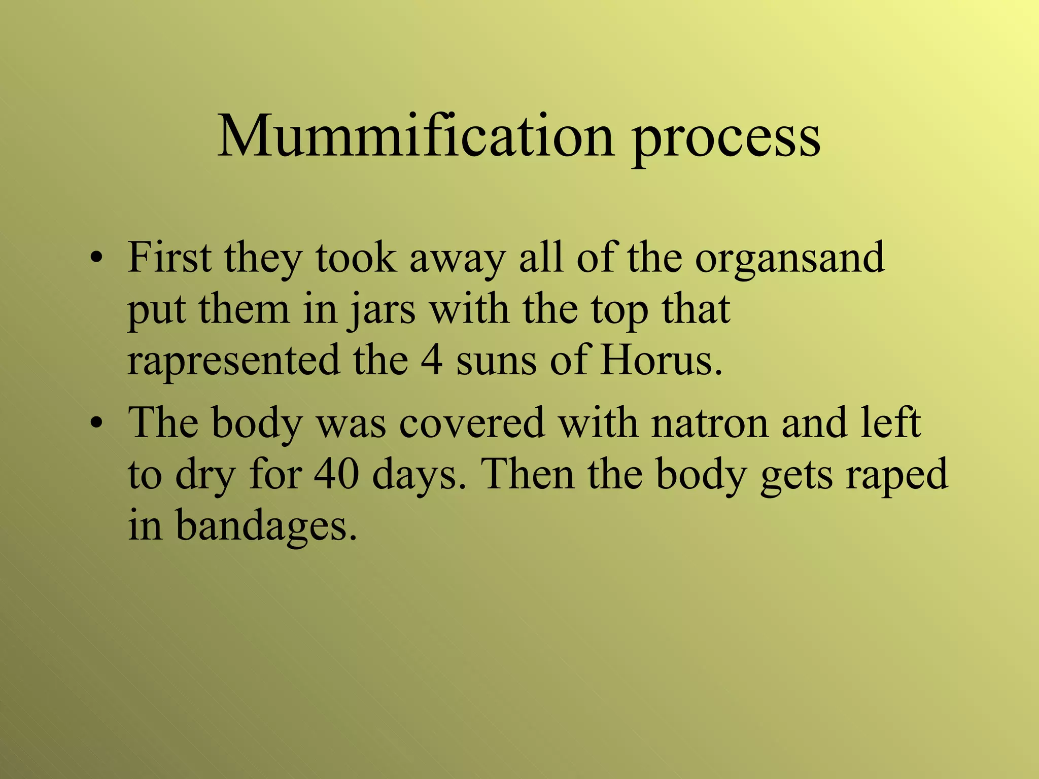 Egyptian mummies | PPT