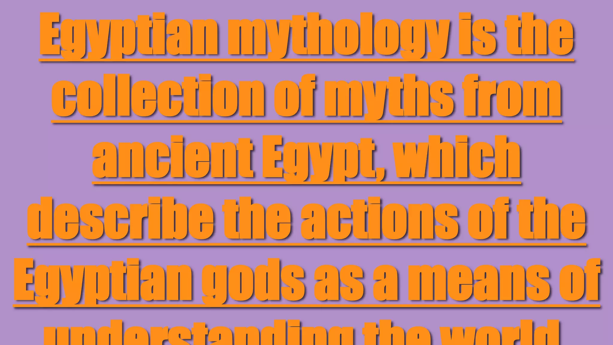 Egyptian mythology | PPTX