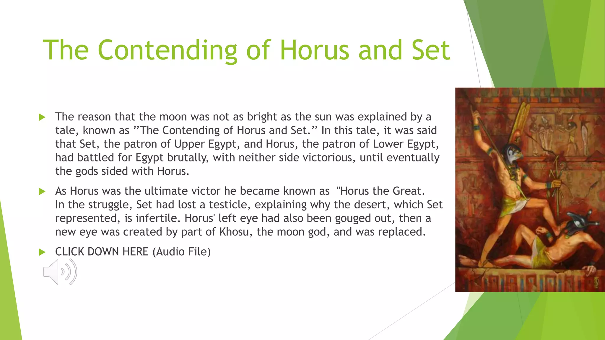 Egyptian mythology | PPTX