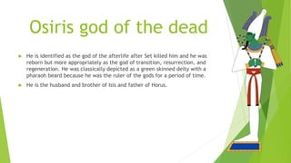 Egyptian mythology | PPTX