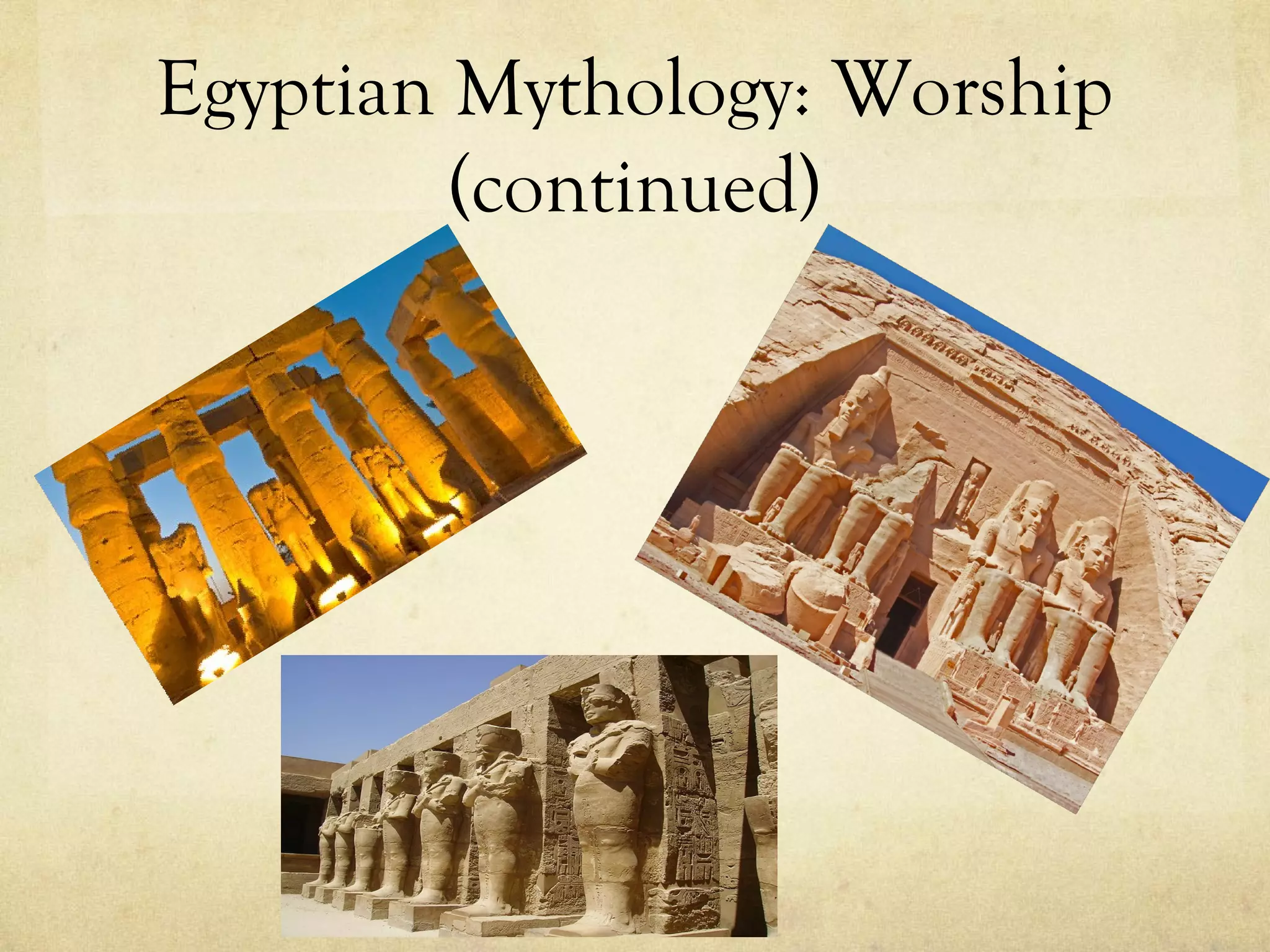 Egyptian mythology ppt | PPT