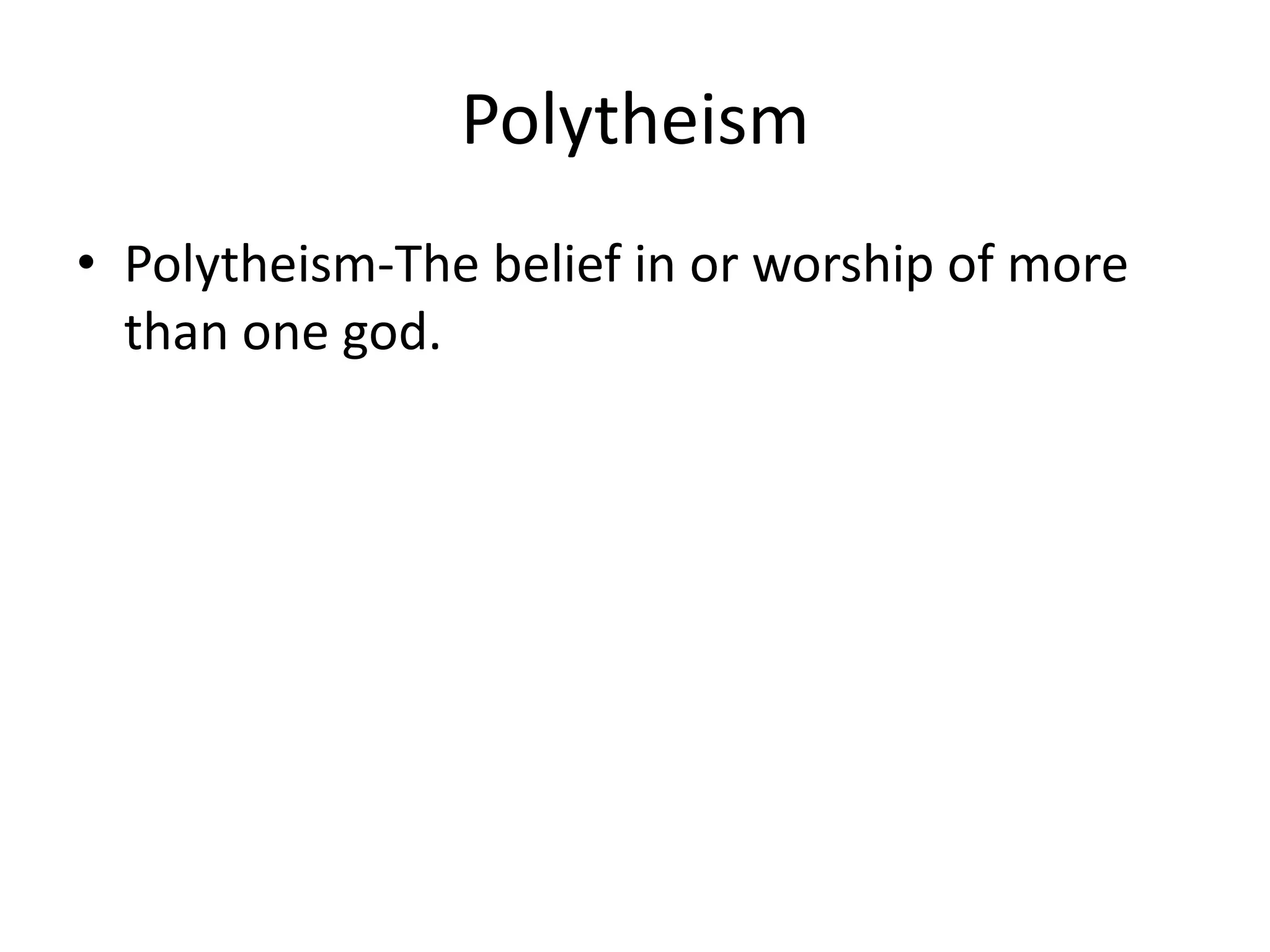 Egyptian Polytheism - KT | PPTX