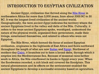 egypt civilization | PPT