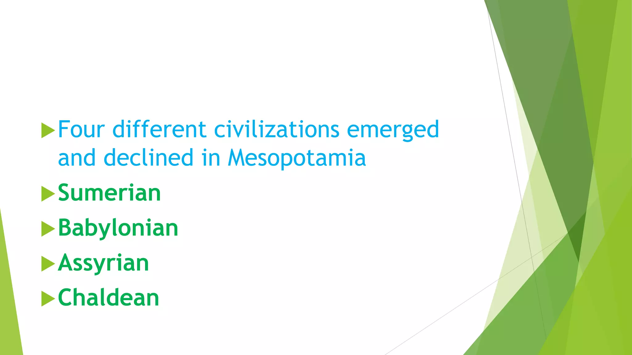 Egyptian,Mesopotamian,Chinese. Civilization | PPTX