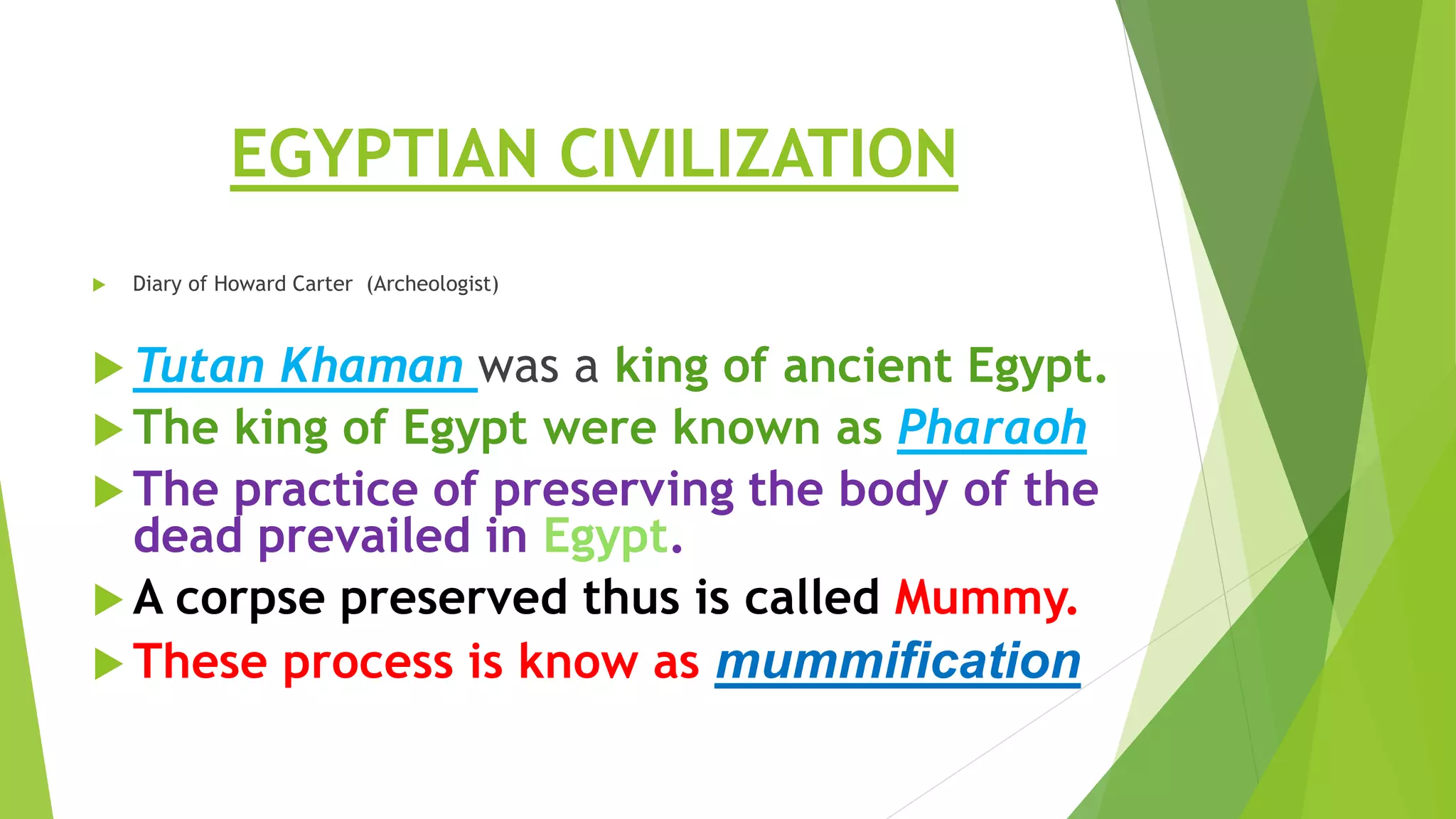 Egyptian,Mesopotamian,Chinese. Civilization | PPTX