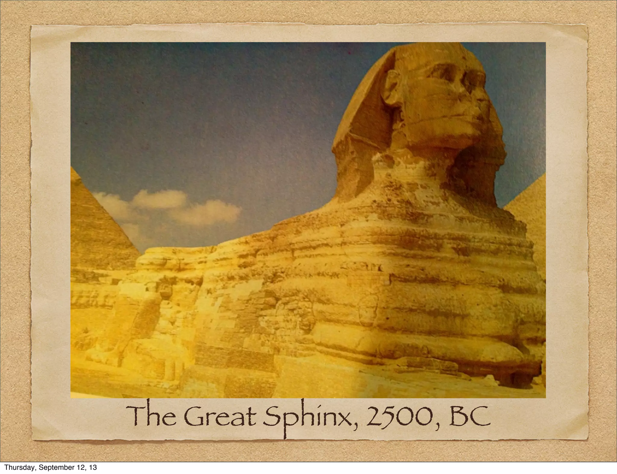 Egyptian slides, Mrs. Hill, Art History, Christ Classical Academy | PDF